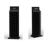 China Custom Tile Display Stand Panel Tower 5 X 10in Metal Floor Display Stands for sale