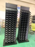 China Custom Tile Display Stand Panel Tower 5 X 10in Metal Floor Display Stands for sale