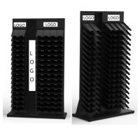 China 1983mm Retail Floor Display Stands 2in1 Porcelain Ceramic Tile Display Rack With Graphics for sale