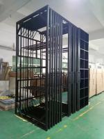 China Metal Porcelain Panel Tile Showroom Display Stands Rolling Out 3200 X 1500mm Slab for sale