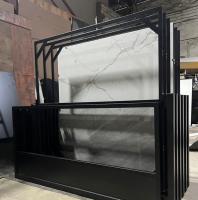 China 1200 X 1200mm Tile Display Stand Sliding Out  Customizing LOGO Rotating Display Stand for sale