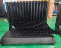 China 12 Sliding Metal Stone Display Stand Wing Marble Display Stand 24 X 48in for sale