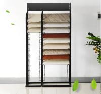China Showroom Granite Waterfall Tile Display Rack Custom Stone Sample Display Rack for sale