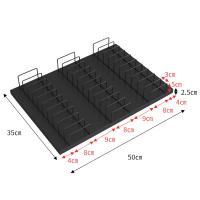 China All In One Stone Display Stand White  Multi Row Quartz Display Rack Sample Holder for sale