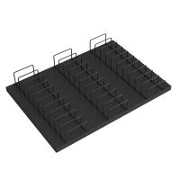 China All In One Stone Display Stand White  Multi Row Quartz Display Rack Sample Holder for sale
