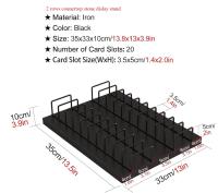 China All In One Stone Display Stand White  Multi Row Quartz Display Rack Sample Holder for sale