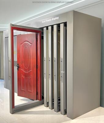 China 2545mm Display Cabinet Stand Customized Powder Coated Door Frame Display for sale
