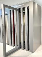 China 2545mm Display Cabinet Stand Customized Powder Coated Door Frame Display for sale