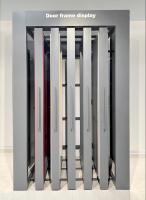 China 2545mm Display Cabinet Stand Customized Powder Coated Door Frame Display for sale