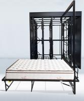 China Pulling Out Metal Wire Display Racks 250mm Large Mattress Display Stand for sale