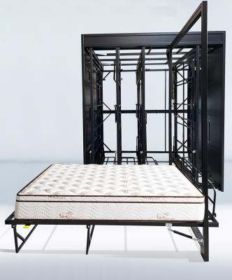 China Pulling Out Metal Wire Display Racks 250mm Large Mattress Display Stand for sale