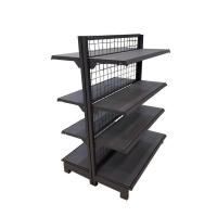 China Plastic Grocery Store Shelving Odm Adjustable Metal Display Racks For Shop for sale