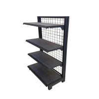 China Plastic Grocery Store Shelving Odm Adjustable Metal Display Racks For Shop for sale