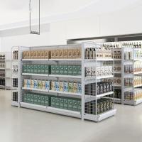 China Customized Size Grocery Store Gondola Shelving OEM Supermarket Gondola Shelving for sale