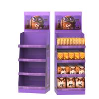 China Floor Standing POP POS Display Plastic Tablet Pos Stand For Pet Food for sale
