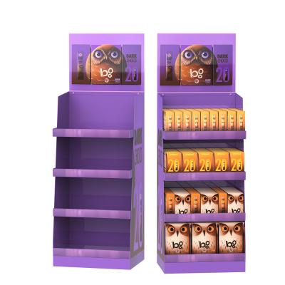China Floor Standing POP POS Display Plastic Tablet Pos Stand For Pet Food for sale