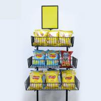 China Bakery Snack Wire Storage Racks Metal Wire Shelving With Wheels Aluminum Iron for sale