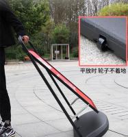 China 120mm Metal Poster Stand Heavy Duty Poster Stand Holder With Wheel for sale