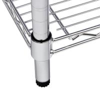 China Custom 5 Tier Metal Wire Display Racks Heavy Duty  Retail Wire Display Racks for sale