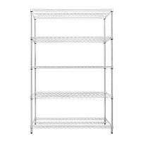 China Custom 5 Tier Metal Wire Display Racks Heavy Duty  Retail Wire Display Racks for sale