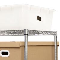 China Custom 5 Tier Metal Wire Display Racks Heavy Duty  Retail Wire Display Racks for sale