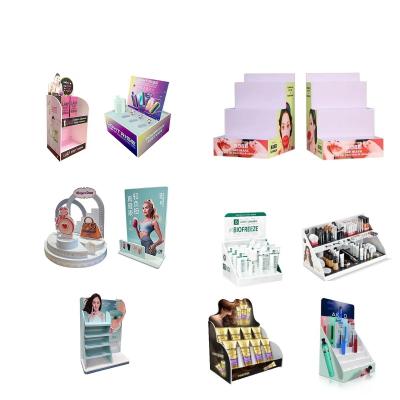 China Countertop Lightweight  PVC Display Stand Makeup  Advertising Display Rack for sale