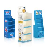 China Gloss Custom Display Stands Racks Lamination Retail Store Floor Display Racks For Promotion for sale