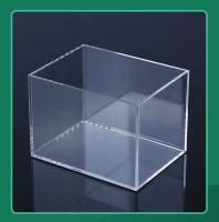 China 100*100*100mm Transparent Acrylic Square Five-Sided Storage Box for Desktop Organization for sale
