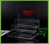 China Acrylic Multi-tier Display Rack 3 Tiers Storage Shelf Acrlic Display Stand Risers for Organizer for sale