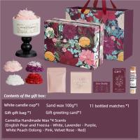 China Eco Friendly Candle Gift Set 330G Soy Candle Gift Box With Natural Essential Oils for sale
