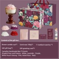 China Eco Friendly Candle Gift Set 330G Soy Candle Gift Box With Natural Essential Oils for sale