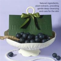 China 330G Cold Process Soap Handmade Natural Grape Bar Soap For Excellent Moisture Lock for sale