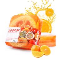 China Multi Scents Exfoliating Loofah Soap OEM / ODM Square Soap Bar for sale