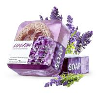 China Multi Scents Exfoliating Loofah Soap OEM / ODM Square Soap Bar for sale