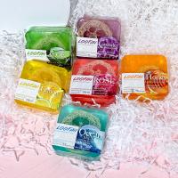 China Multi Scents Exfoliating Loofah Soap OEM / ODM Square Soap Bar for sale