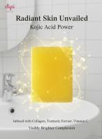 China Private Label Handmade Glycerine Soap Brightening Lemon Turmeric Soap Bar 3 Pack for sale