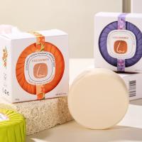 China 100g Perfume Bath Soap Round Bar Soap OEM Customization Available for sale