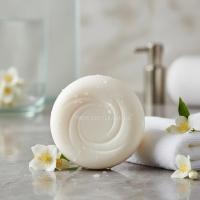 China 8cm Diameter Perfume Bath Soap 165g Moisturizing Soap Bar Round for sale