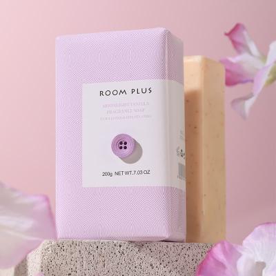 China Luxury Floral Scented Soaps Rectangle Boxed Gift Soaps 200g For Boutique Retailers for sale