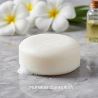China 8cm Diameter Perfume Bath Soap 165g Moisturizing Soap Bar Round for sale
