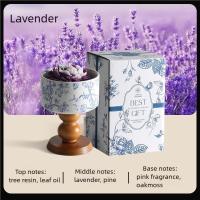 China OEM Flower Soy Candles 200g Camellia Candles With 55 - 58 Hours Burn Time for sale