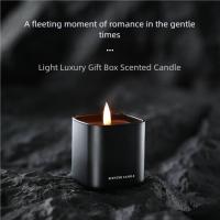 China 120g Square Jar Candle Versatile Candle Gift Sets Customization for sale
