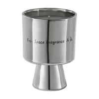 China Silver Metal Jar Candle Private Label OEM Soy Wax Scented Candles for sale