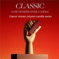 China OEM Soy Scented Candle Long Roman Column Candle 110g With A Burn Time Of Around 27 Hours for sale