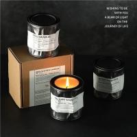 China 180g OEM Scented Candle Modern Private Label Candles With Iron Can for sale