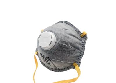 China CE FFP2 Valved Respirator Mask with Activated Carbon 94% Filter Efficiency PPE Category III Shell-Shaped for sale
