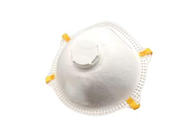 China FFP2 NR Non Woven N95 Respirator Mask 94% Filtration Adjustable Aluminum Nose Clip for sale