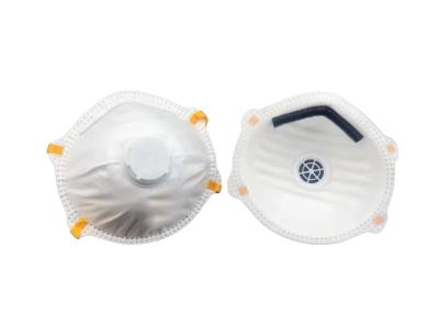 China FFP2V Disposable Dust Mask with Valve CE Certified 94% Filter Efficiency Single Use for sale