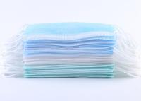 China Disposable 3 Ply Non Woven Face Mask with Earloop BFE 99% CE ISO13485 for sale