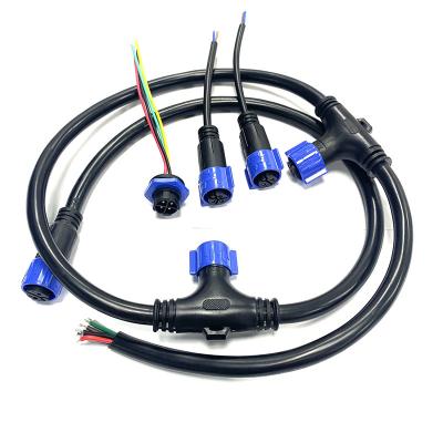 China Self Lock Waterproof Wire T Connector , M15 Outdoor Electrical Wire Splice for sale